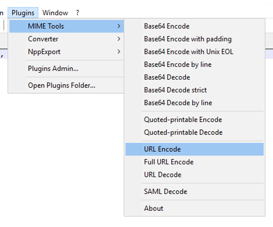 Encode Decode URL Query String In Notepad Code2care